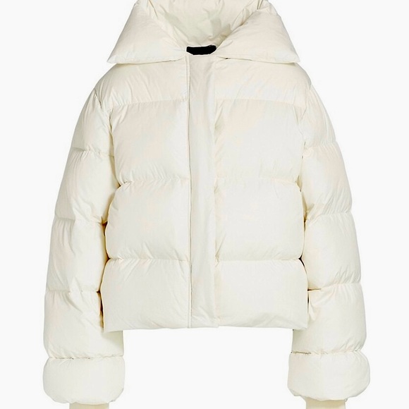 Nili Lotan | Jackets & Coats | Nili Lotan Amira Down Cropped Puffer Funnel Neck Jacket Coat Nwt ...